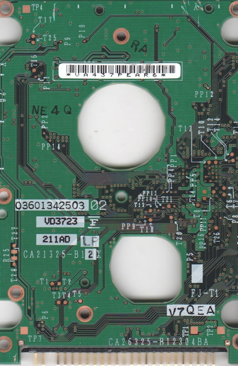 MHT2020AT, CA06297-B022, CA26325-B12304BA, Fujitsu 20GB IDE 2.5 PCB ...