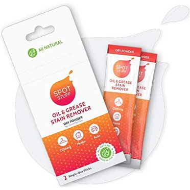 Spot Stuff Oil and Grease Dry Powder Stain Remover Travel Kit 2 Pack ...