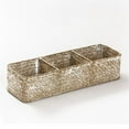 Sea Grass Storage Box with Multiple Compartments Cosmetics and Supplies ...