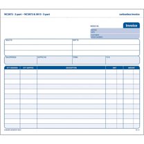 Invoice Book 5 1/2 x 7 7/8, Carbonless Duplicate, 50 Sets/Book ...