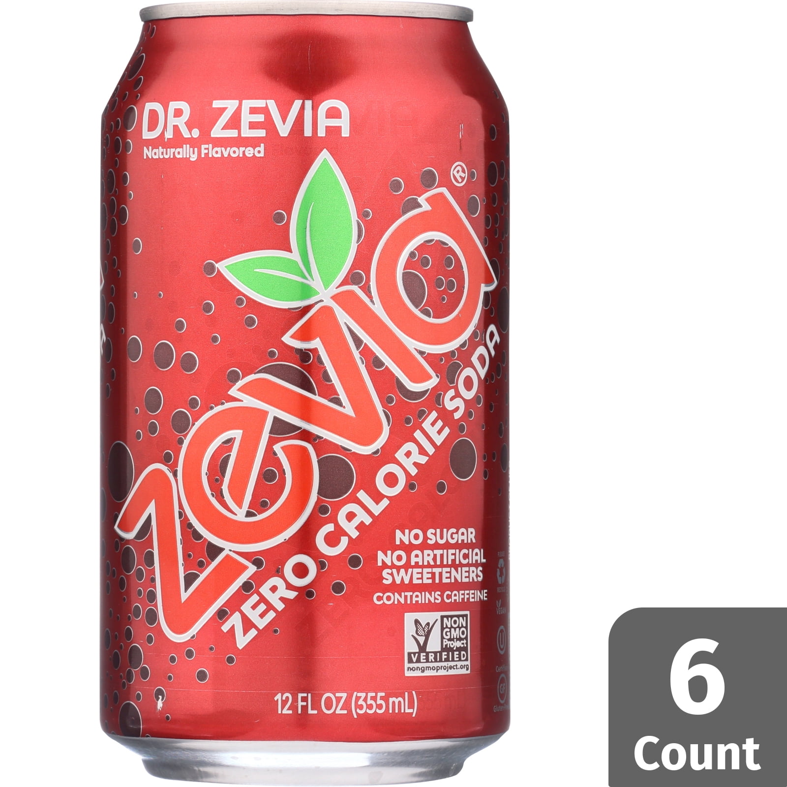 Dr. Zevia Zero Calorie Soda, 6 Pack - Walmart.com - Walmart.com