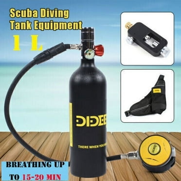 DIDEEP 1L Mini Scuba Kit, Portable Oxygen Tank, Underwater Gear, USA ...