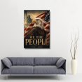 Affixzi Patriotic Eagle Poster, American Flag Wall Art, 250 Years of ...