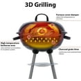 Charcoal Grill 18 inch Barbecue Grill for Outdoor Courtyard Picnic ...