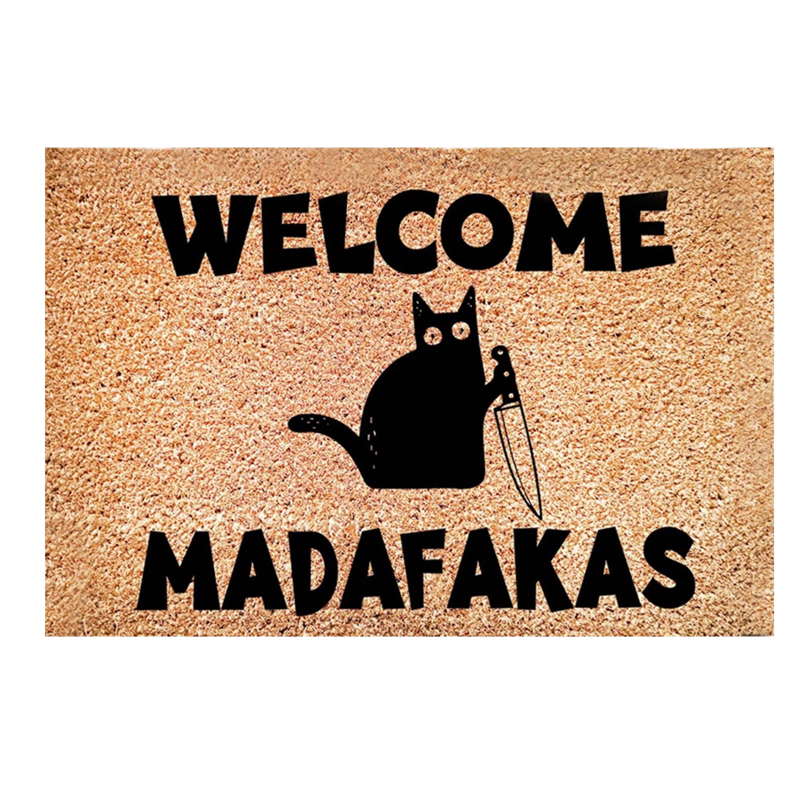 Click here for Globeharbor Dark Cat Welcome Madafakas Full Print... prices