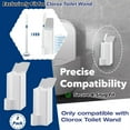 2 pack Space-Saving Wall-Mount Holder,Holder for Clorox Toilet Wand ...