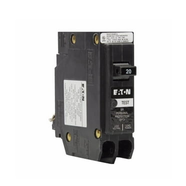 GE Industrial THQL1120GFTP Ground Fault Breaker, Single Pole, 20 Amp ...
