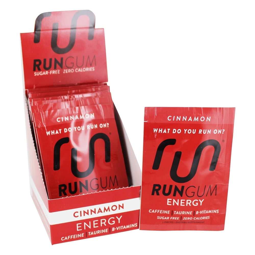 Run Gum - Énergie de Performance Sans Sucre Gum Cannelle - 12 Paquet(S ...