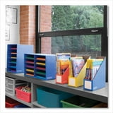 Extra-Wide Cardboard Magazine File, 4.25 x 11.38 x 12.88, Assorted, 6 ...