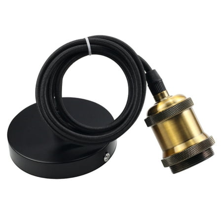 E27 Pendant Socket Ceiling Mount Vintage Home Industrial Style Lamp ...