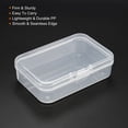 Uxcell 75x50x21mm Plastic Rectangular Clear Storage Container Box with ...