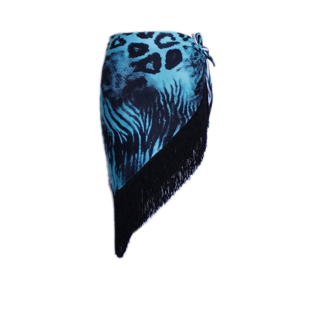 Hip Scarf Women Girl Latin Fringe Wrap Skirt Ballroom/Tango/Rumba/Latin ...