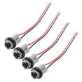 BAMILL 4x Connector Socket Bulb Bundle PigTail T15 Rubber Wedge LED ...