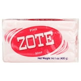 ZOTE Pink Laundry Bar Soap, 14.1 Ounce for Superior Stain Removal and ...