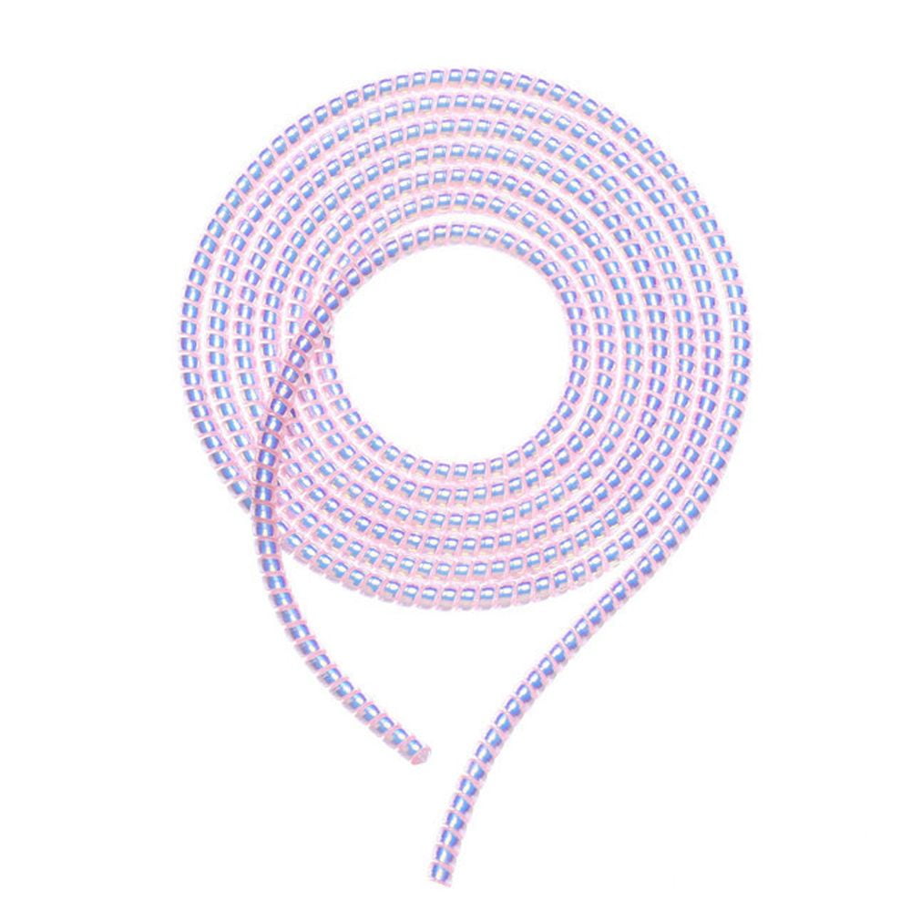 63 inch Laser Color Spiral Cable Protector Sleeve USB Charging Cable ... 63 inch Laser Color Spiral Cable Protector Sleeve USB Charging Cable ...
