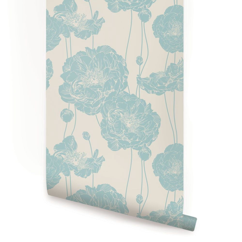Peony Peel and Stick Wallpaper - Walmart.com