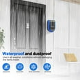 Wall Mount & Magnetic Key Lock Box with 4-Digit Combination Code - Blue ...