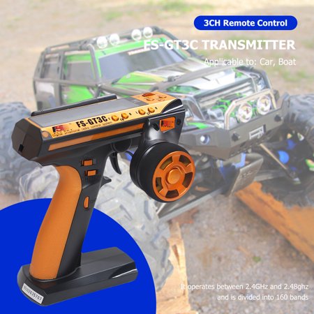 Peggybuy Flysky 3CH Remote Control Transmitter Receiver Kits for RC ...