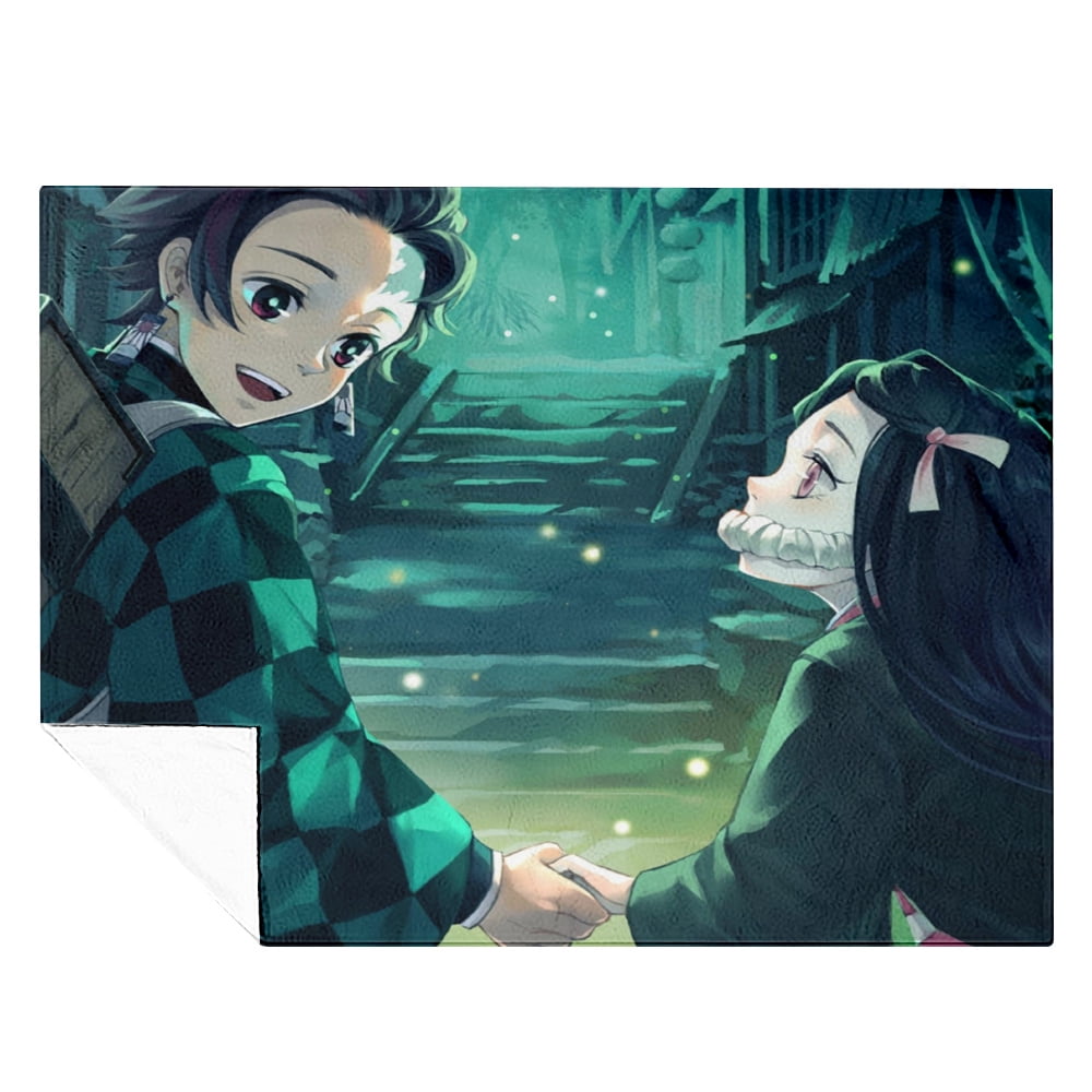 Demon Slayer Blanket Cozy Luxury Comfortable Warm Cozy Throw Blanket ...
