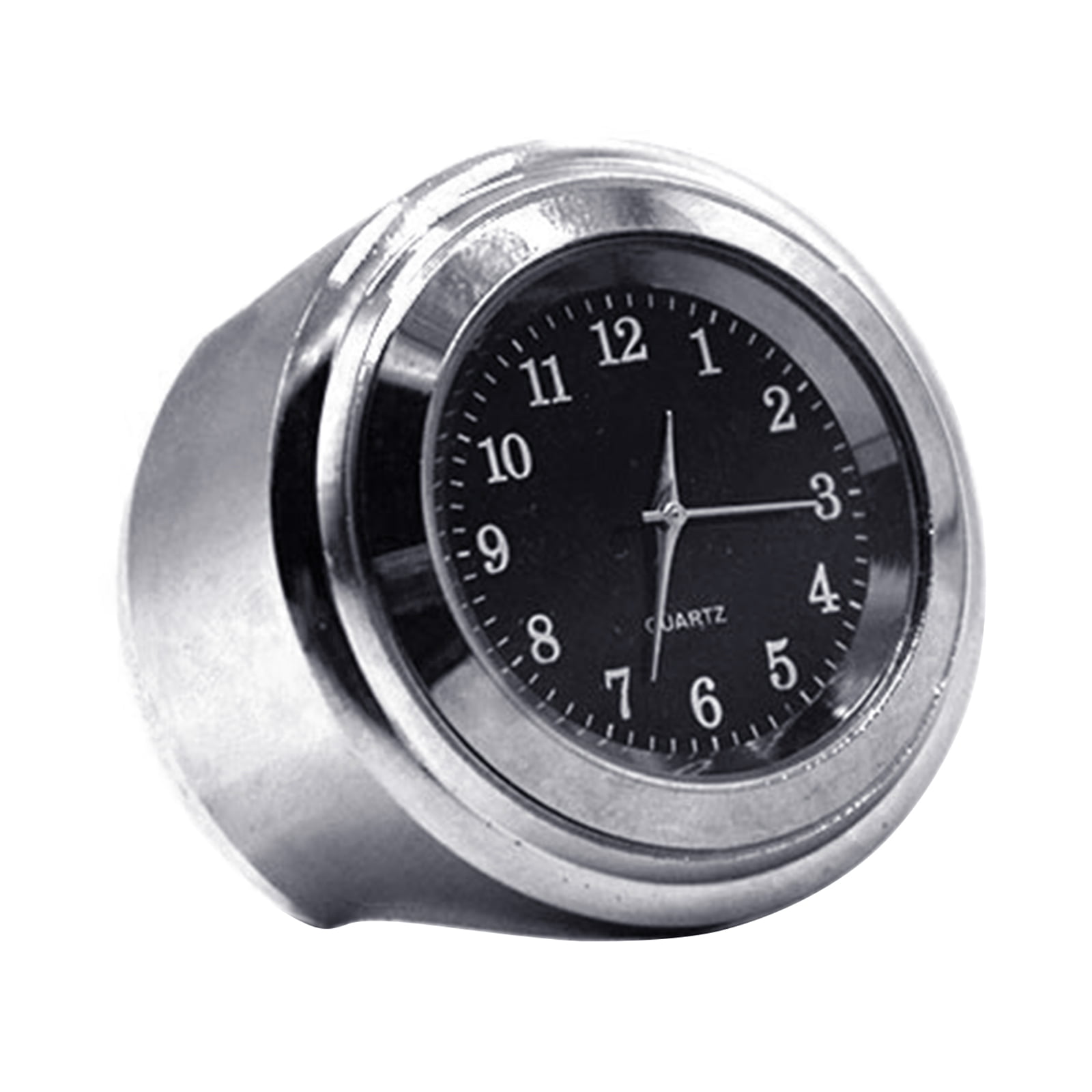 Motorcycle Handlebar Mount Quartz Clock Thermometer Watch Waterproof ...