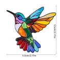 Artistic Drops Oil Crafted Hummingbird Brooch Pin Showcasing Colorful ...
