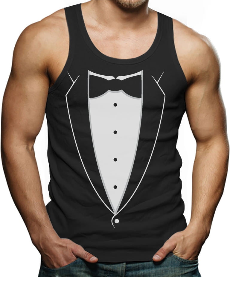 Tuxedo Shirt for Men Printed Suit & Tie Tuxedo T Shirt Tux Shirt ...