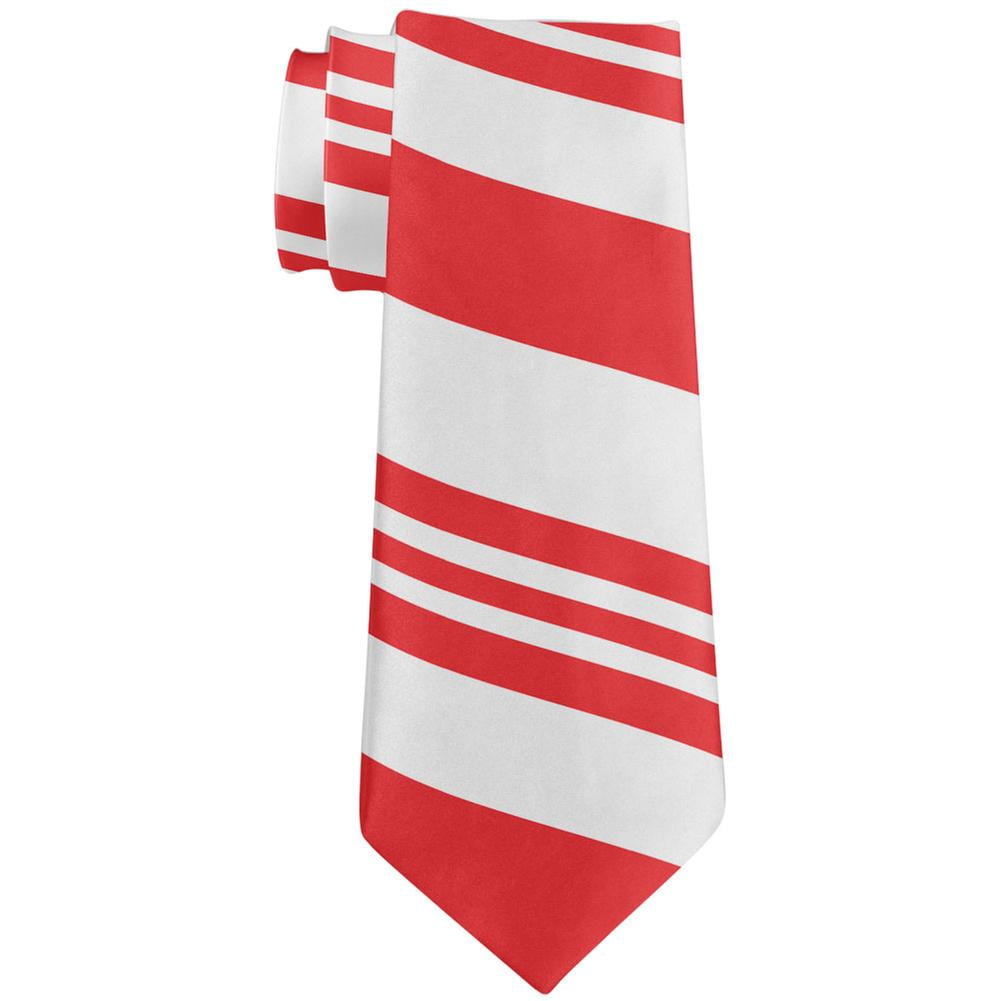 Christmas Candy Cane All Over Neck Tie - Walmart.com