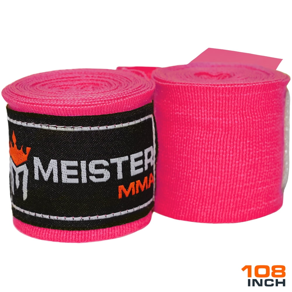 Meister Junior 108" Semi-Elastic MMA Hand Wraps (Pair) - Walmart.com