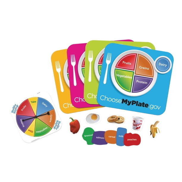 Recursos de aprendizaje del juego Healthy Helpings Myplate 10x10 in ...