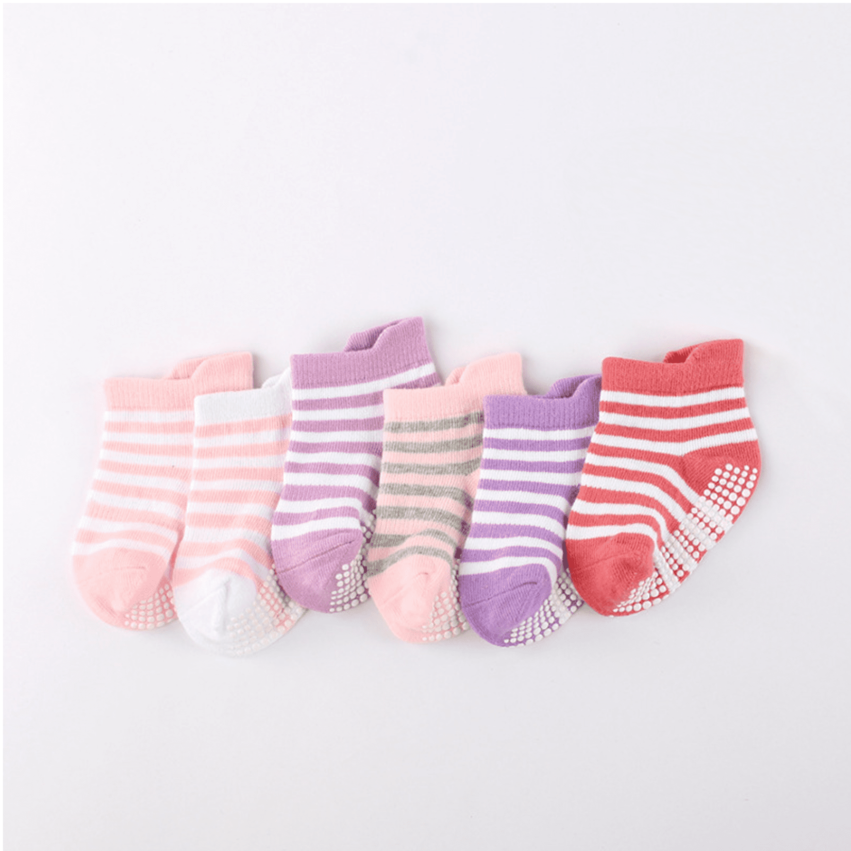 Tisoloow Baby Non Slip Socks Toddler Socks With Grips Ankle for Infants ...