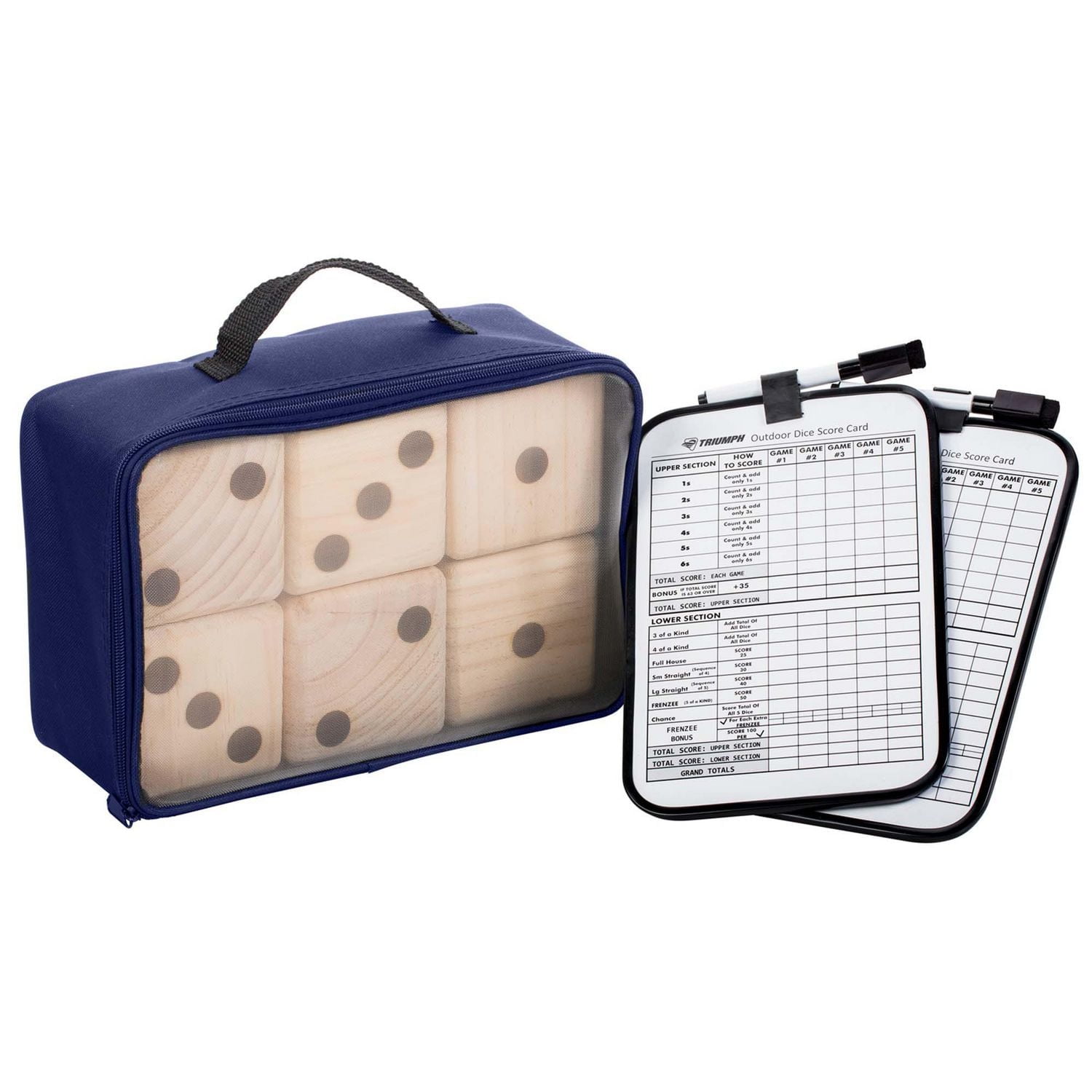 Click here for Triumph Big Roller 3.5 Wooden Lawn Dice With Score... prices