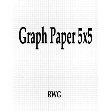 Graph Paper 5x5 : 50 Pages 8.5 X 11 (Paperback) - Walmart.com
