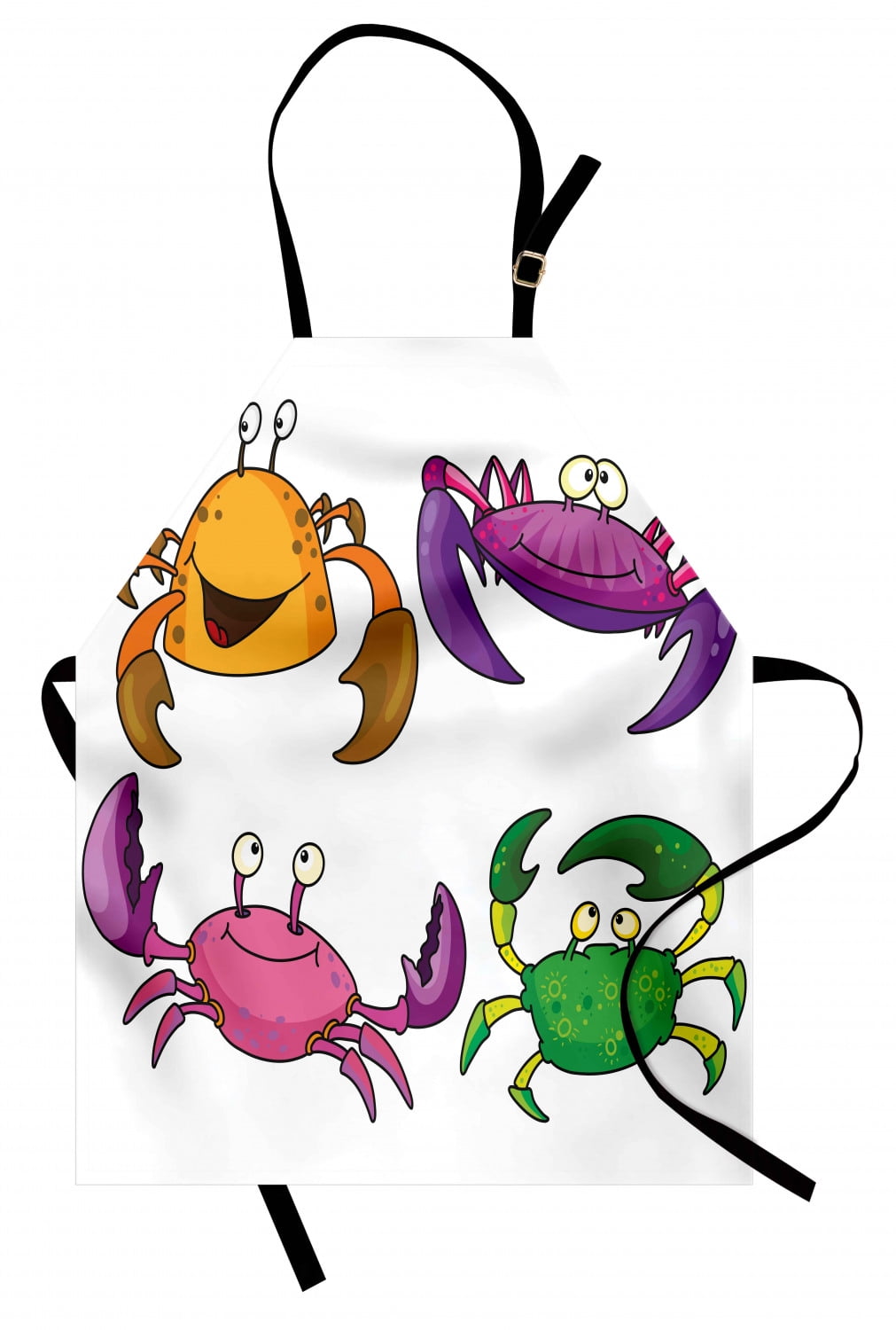 Crabs Apron Children Kids Theme Illustration of Funny Crabs Pattern ...