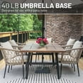 US Weight 40 LB Umbrella Base - Weighted Base for Use with Patio Table ...