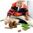 Timbers 170 Piece Wood Log Building Set - Walmart.com