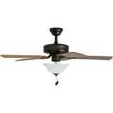 42" Chapter Ceiling Fan, Bowl Light, Bronze - Walmart.com
