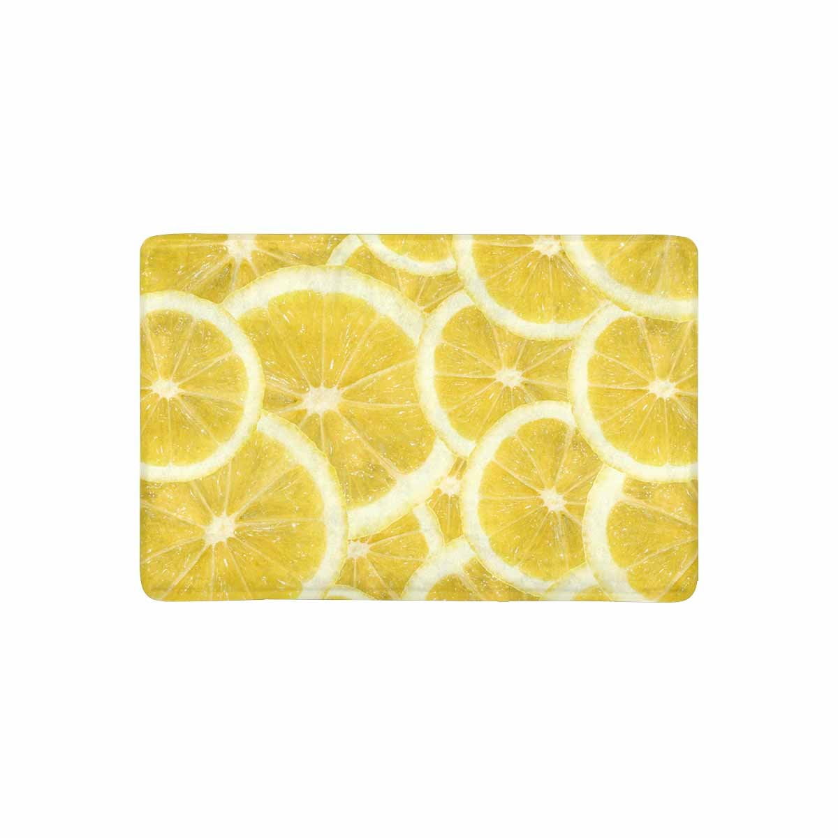 MKHERT Funny Fresh Yellow Lemon Juicy Fruit Doormat Rug Home Decor ...