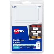 Avery Self-Adhesive Removable Laser Id Labels, White, 8.5 x 11 inches ...