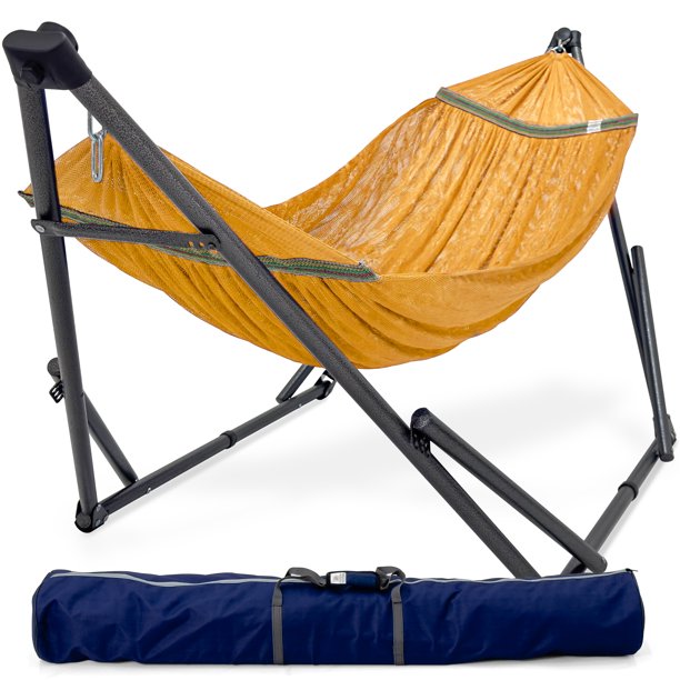 Tranquillo Double Hammock with Stand Included for 2 Persons/ Foldable ...