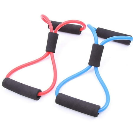 2 Pack Resistance Bands Workout Body Building Fitness Equipment Tool ...