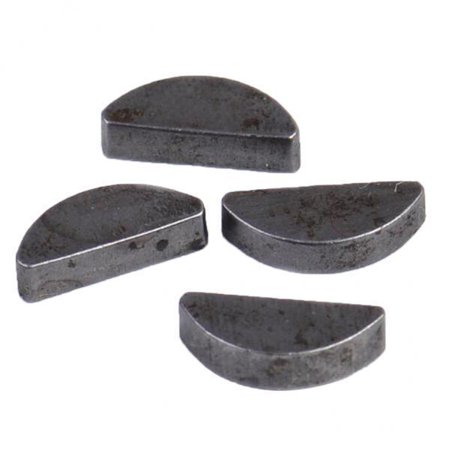 koolsoo 6x4pcs Assorted Metric Woodruff Key Set Half Moon for 49cc 60cc ...
