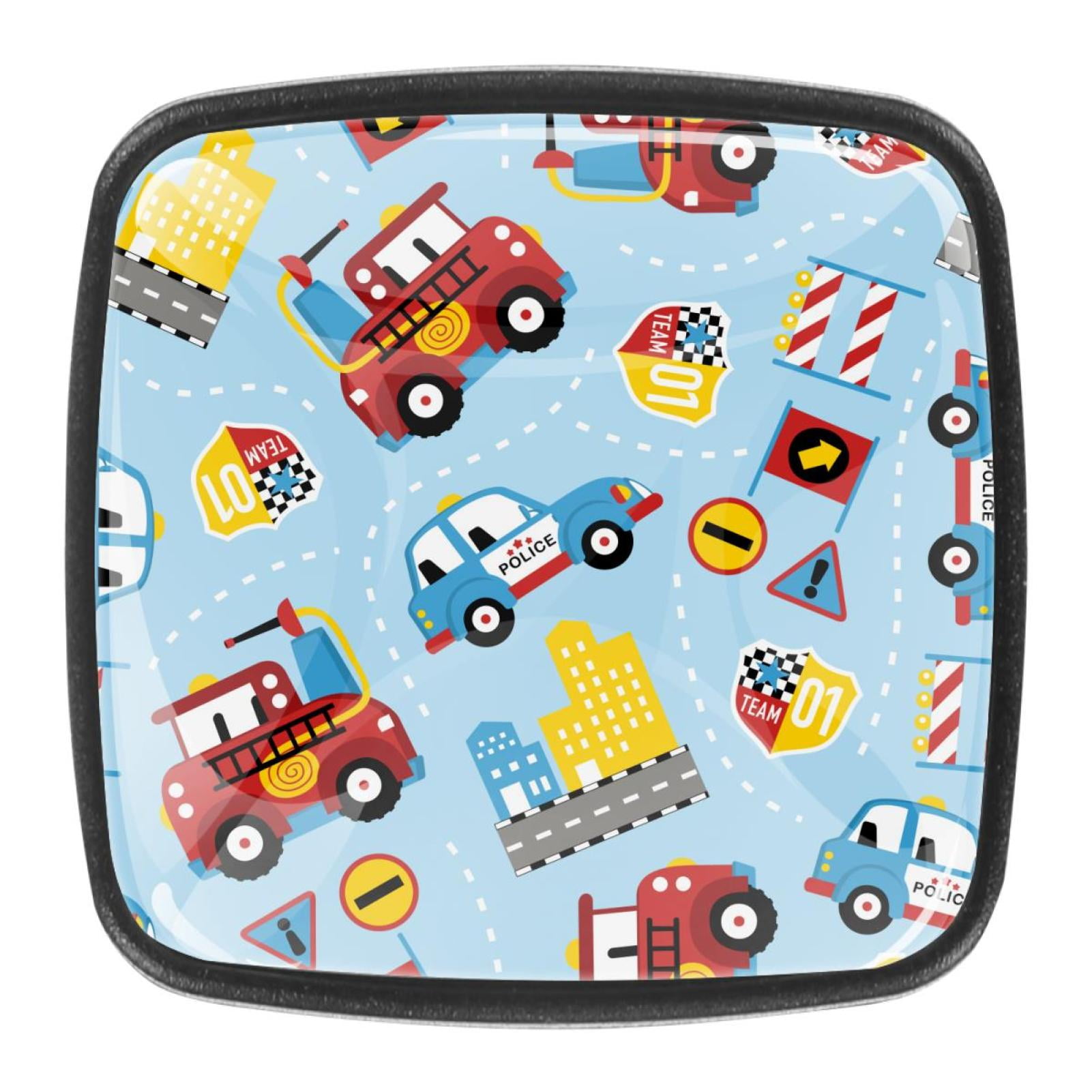 4 Pcs Square Cabinet Handle Cupboard Knob Drawer Pulls Handle ...