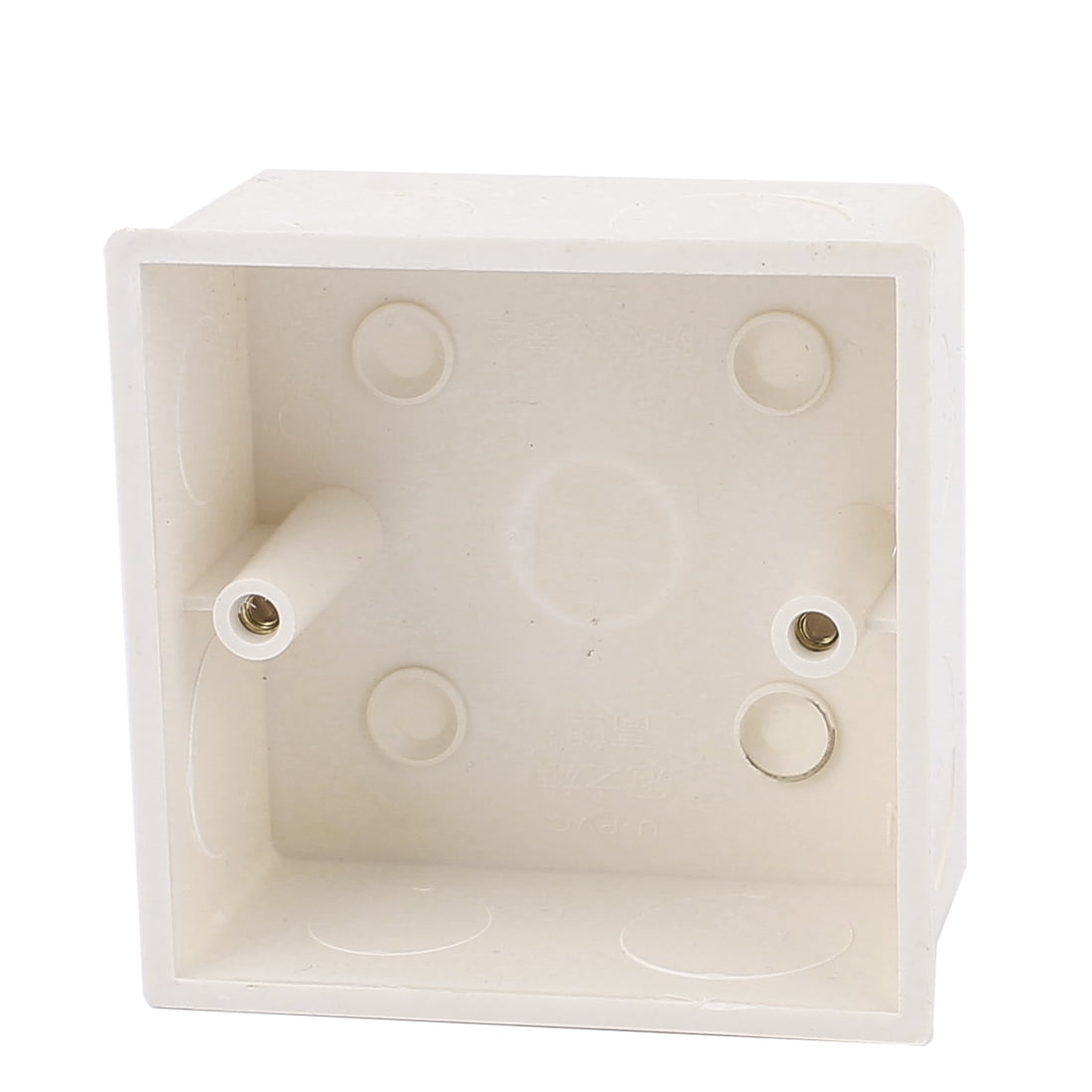 3pcs 86mmx86mmx39mm White PVC Square Single Gang Mount Back Box for ...