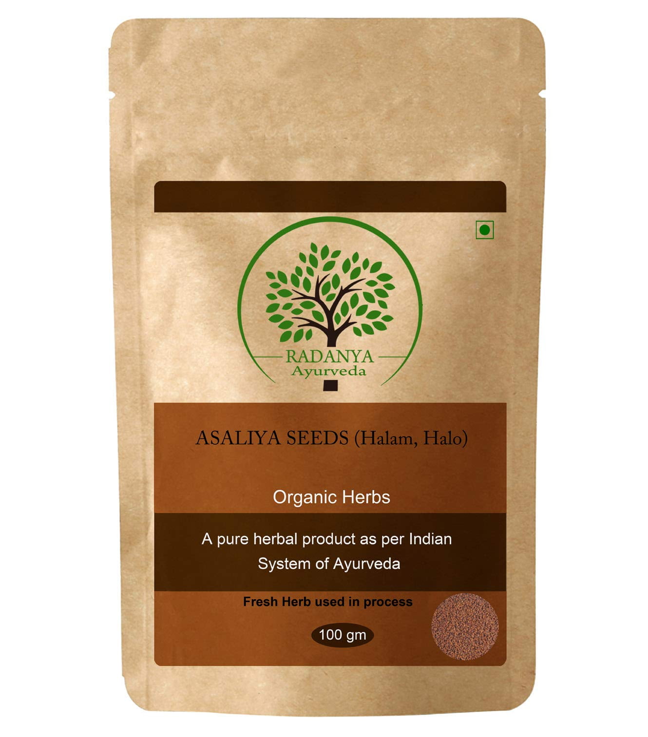 RADANYA Ayurveda 100% Natural Asaliya Seeds | Garden Cress Halim Seeds ...