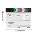 Rupoun Director Film Clapboard Movie TV Cut Action Scene Clapper Board ...