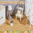 1 Set 40Pcs 2 Sets Mini Wood Floor Sticker Dollhouse Furniture ...