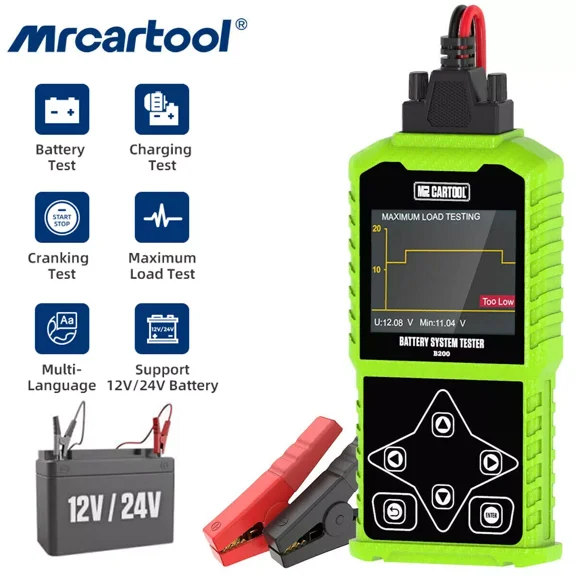 NEIKO 40510A Automotive Car Battery Tester | 100 AMP Voltage Gauge | 6 ...