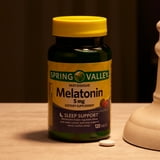 Spring Valley Melatonin Dietary Supplement Twin Pack, 5 mg, 120 Count ...
