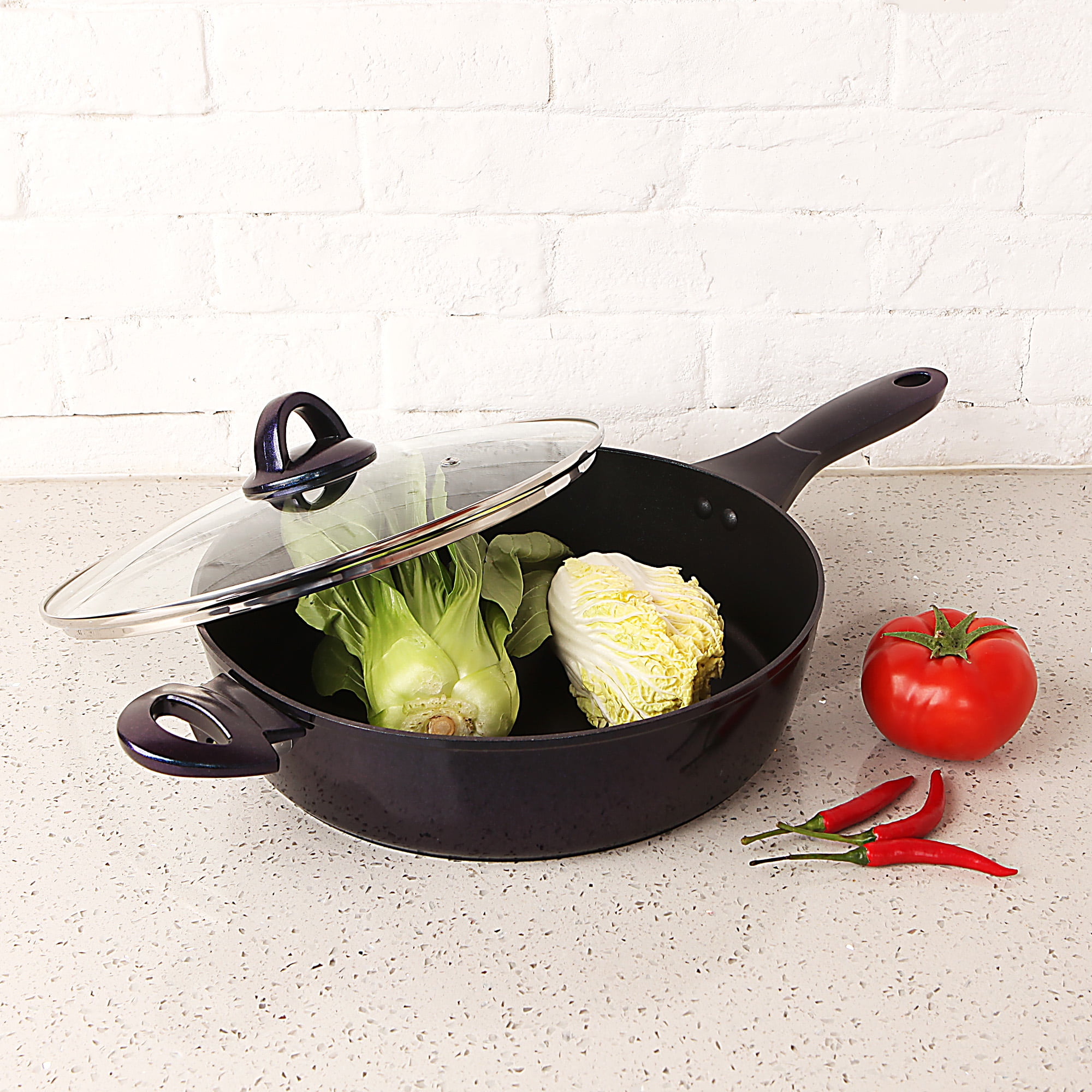 Mainstays Forged Aluminum Alloy Iridescent Nonstick 5qt Jumbo Cooker ...