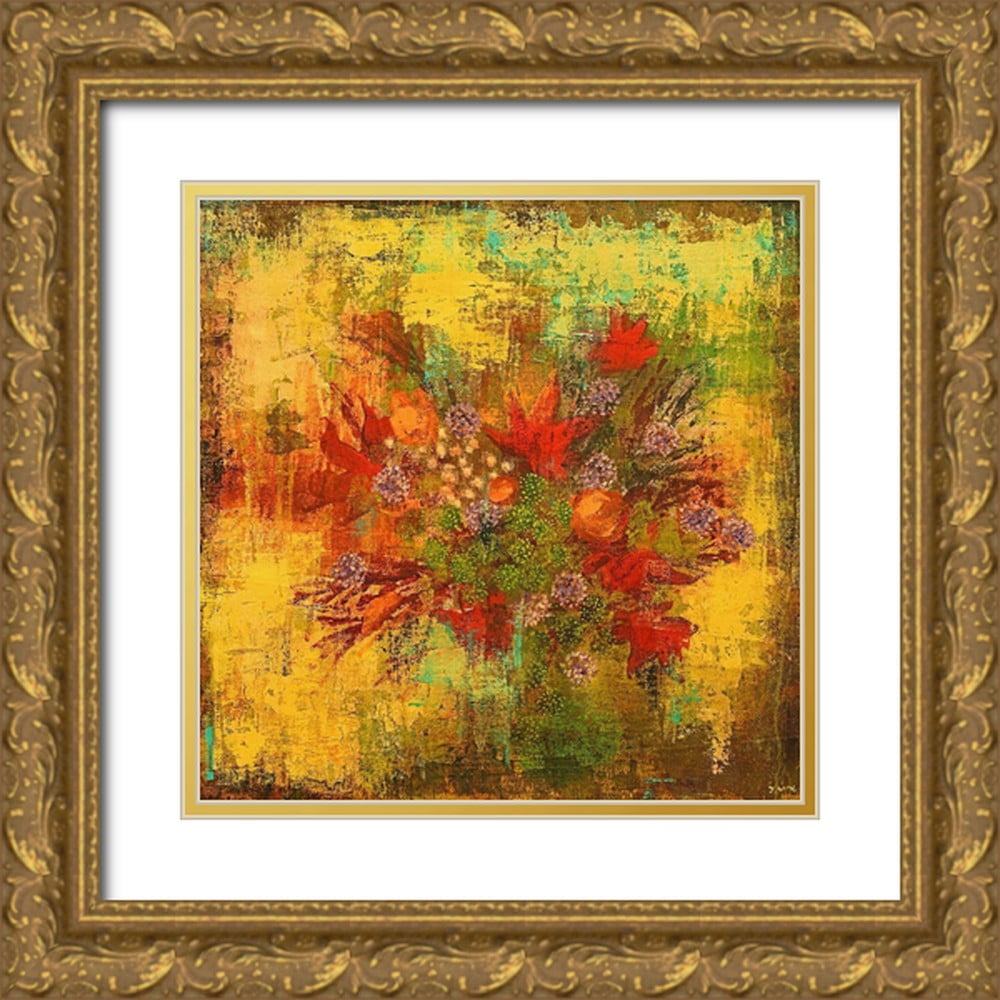McVarish, Jill 26x26 Gold Ornate Wood Framed with Double Matting Museum ...